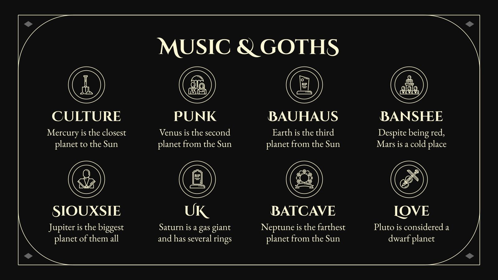 World Goth Day | Google Slides & PowerPoint template