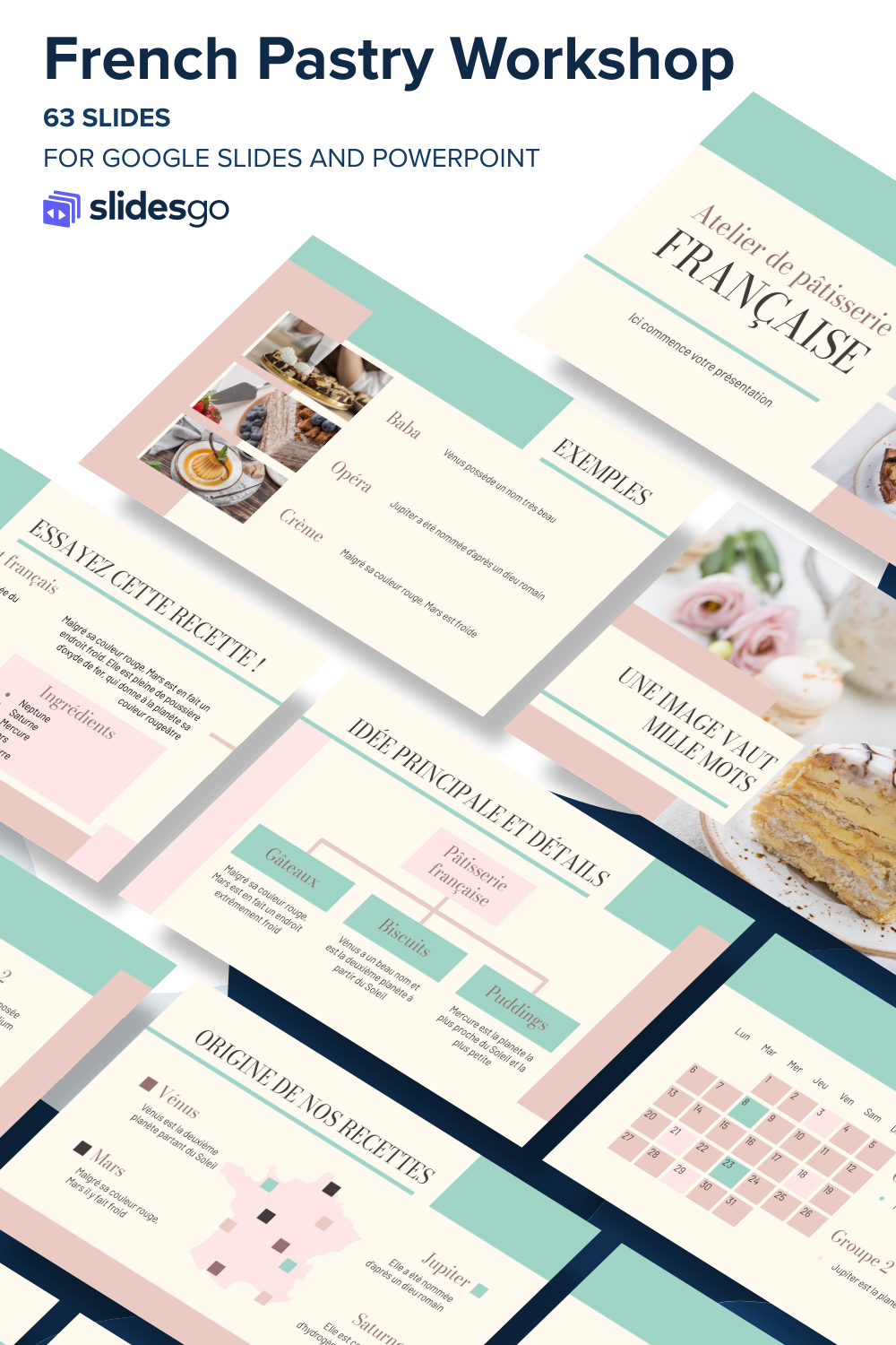 French Pastry Workshop | Google Slides & PowerPoint
