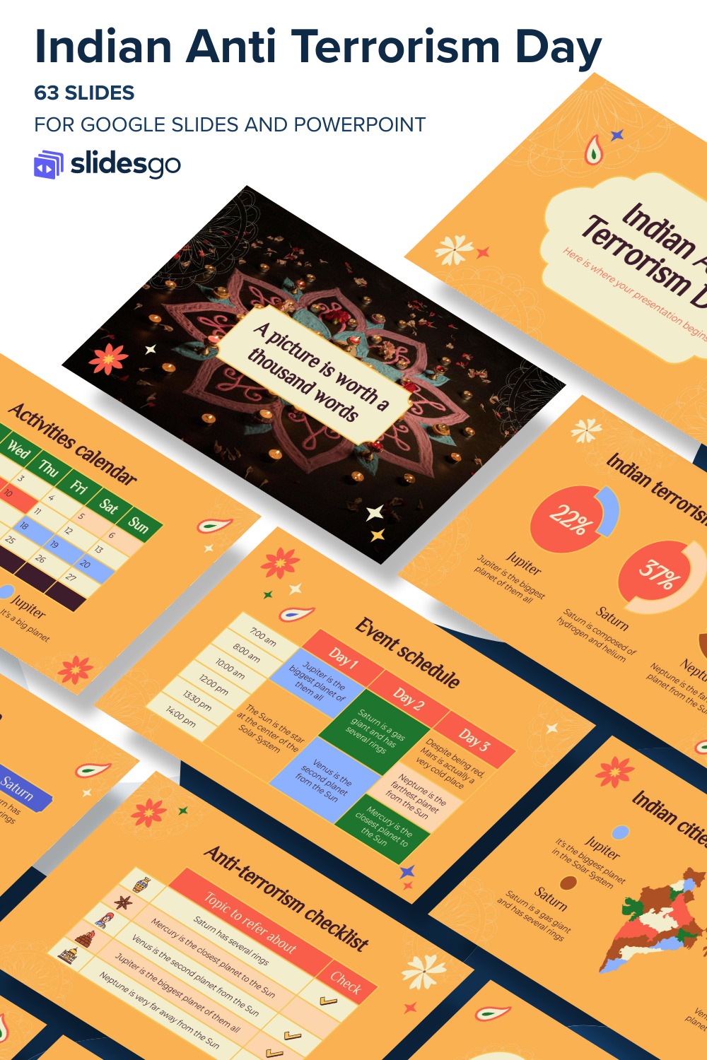 Indian Anti Terrorism Day | Google Slides & PowerPoint