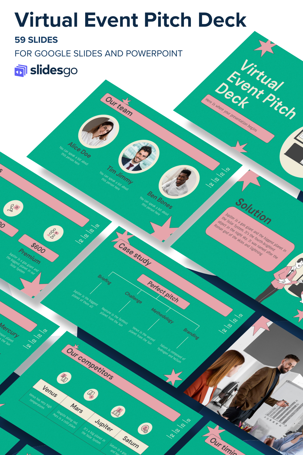 Virtual Event Pitch Deck | Google Slides & PowerPoint