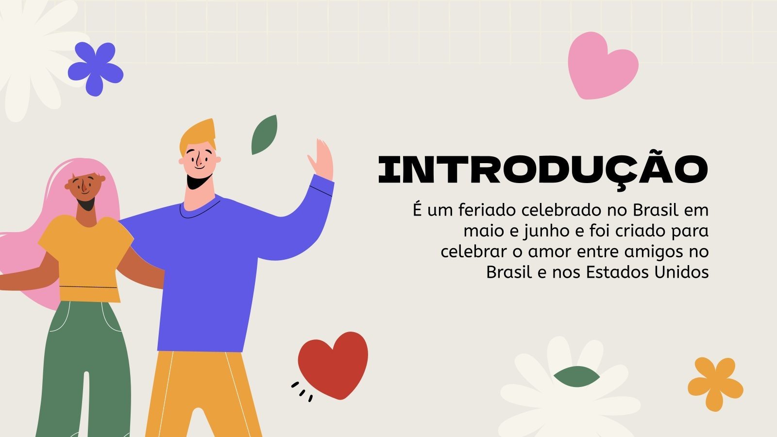 Hug Day in Brazil | Google Slides & PowerPoint template