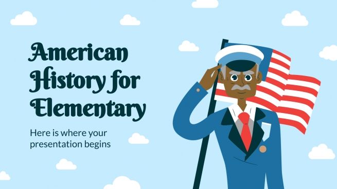 American History for Elementary Google Slides & PPT template