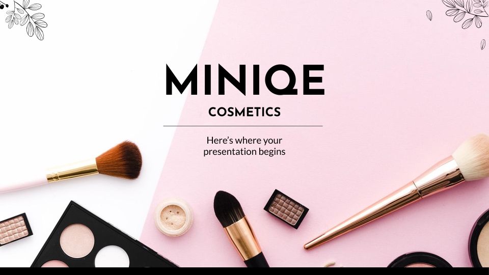 Free beauty themed Google Slides and PPT Templates