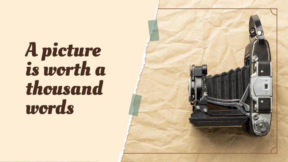 Vintage Camera Pictures for Social Media | Google Slides & PPT