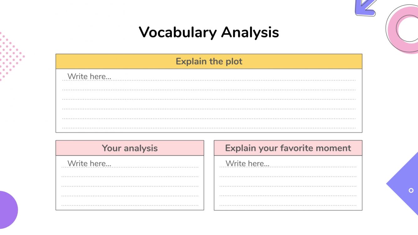Writing Book Report Google Slides & PowerPoint template