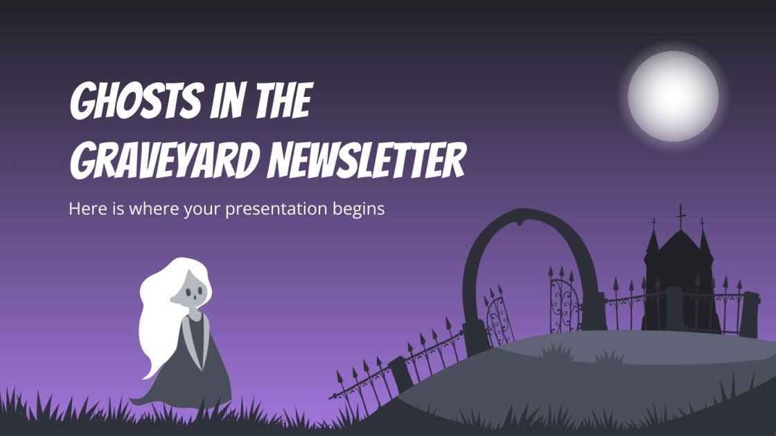 Free Scary Google Slides & PPT templates about Ghosts