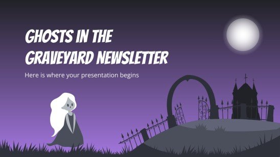 Free Scary Google Slides & PPT templates about Ghosts