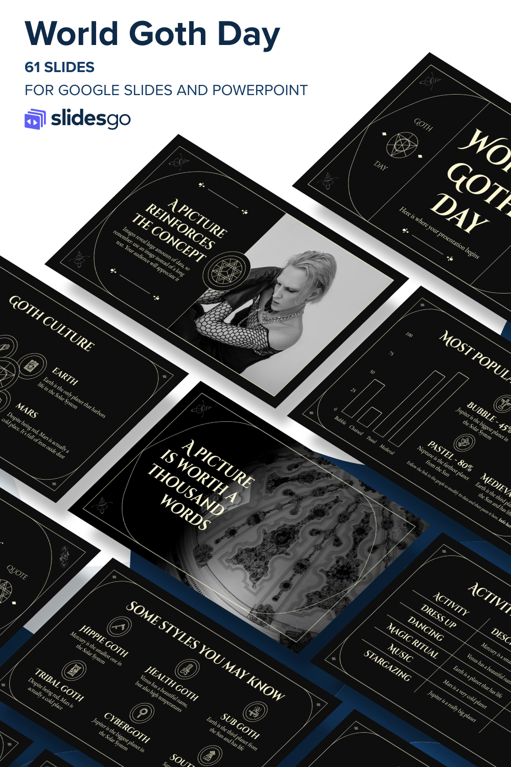 World Goth Day | Google Slides & PowerPoint template