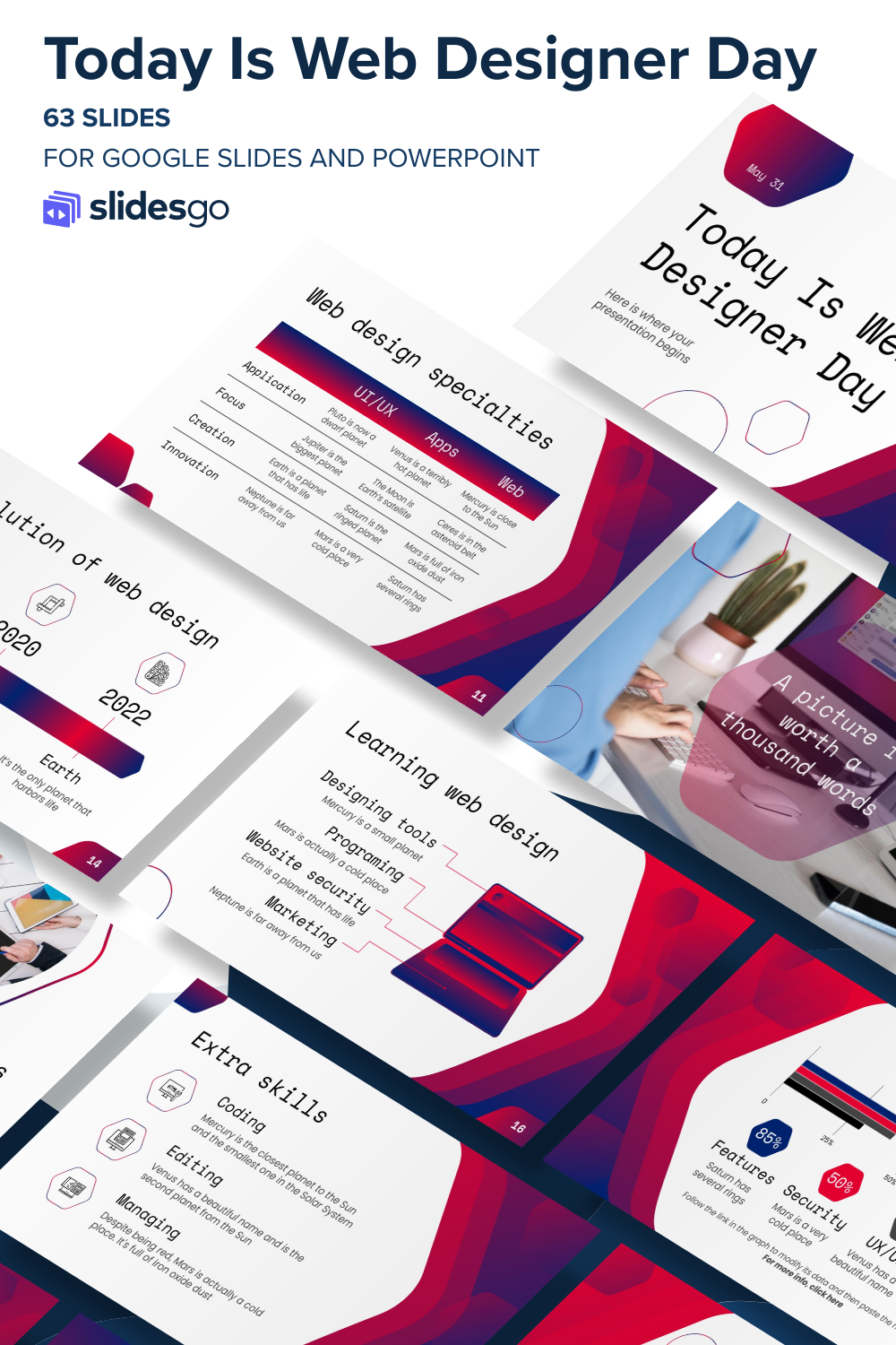 Today Is Web Designer Day | Google Slides & PowerPoint