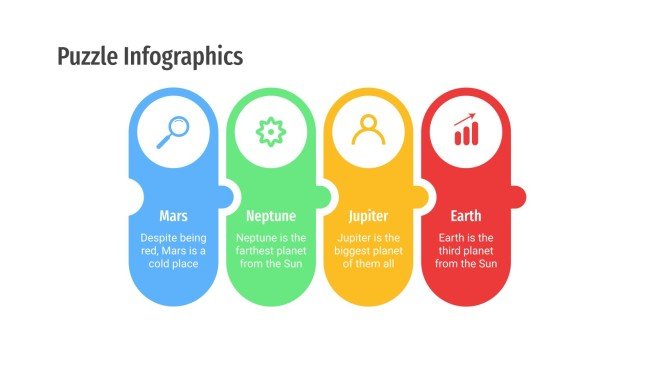 Free Puzzle infographics for Google Slides and PowerPoint