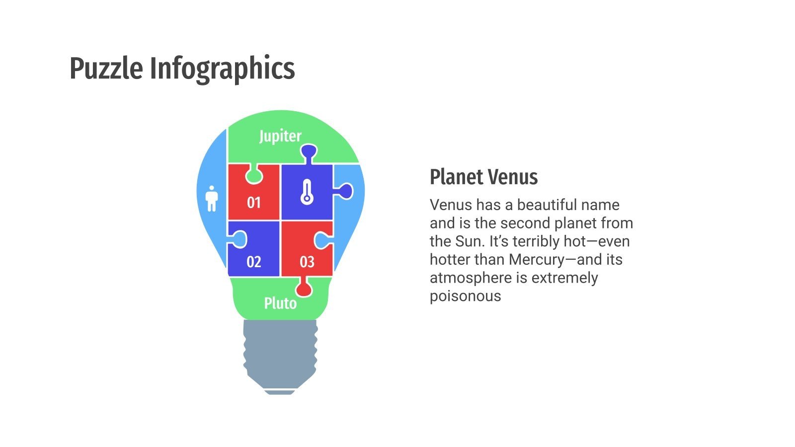 Free Puzzle infographics for Google Slides and PowerPoint