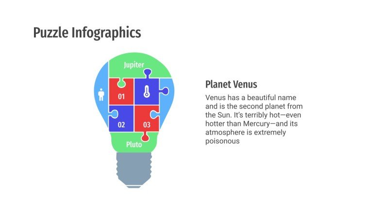Free Puzzle infographics for Google Slides and PowerPoint