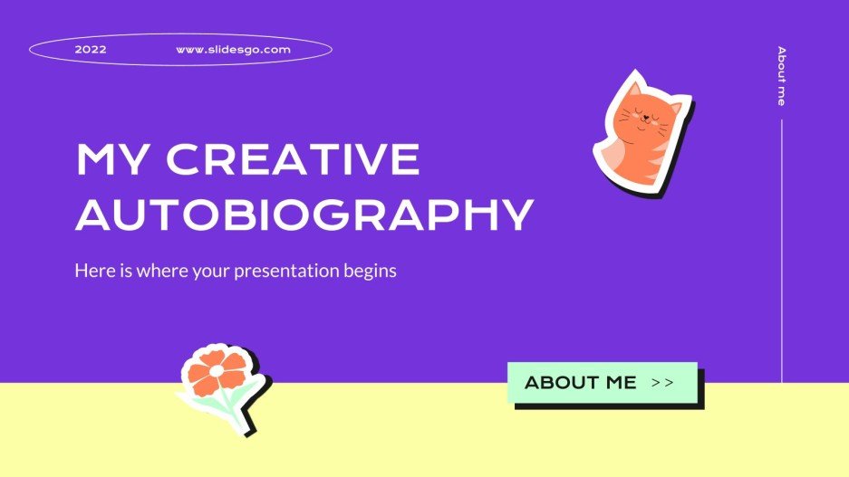 My Creative Autobiography | Google Slides & PowerPoint