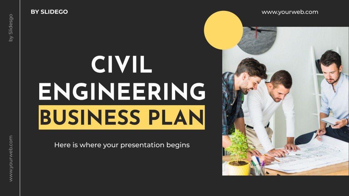 Civil Engineering Business Plan | Google Slides & PowerPoint