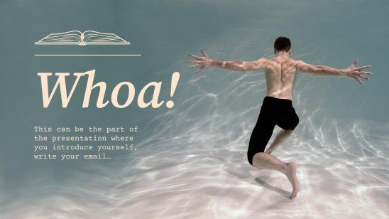 Ocean Academia Aesthetic School Center | Google Slides & PPT