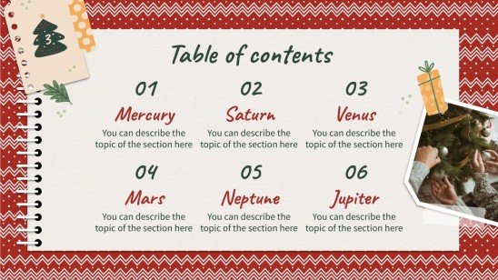 December Scrapbook Diary | Google Slides & PowerPoint