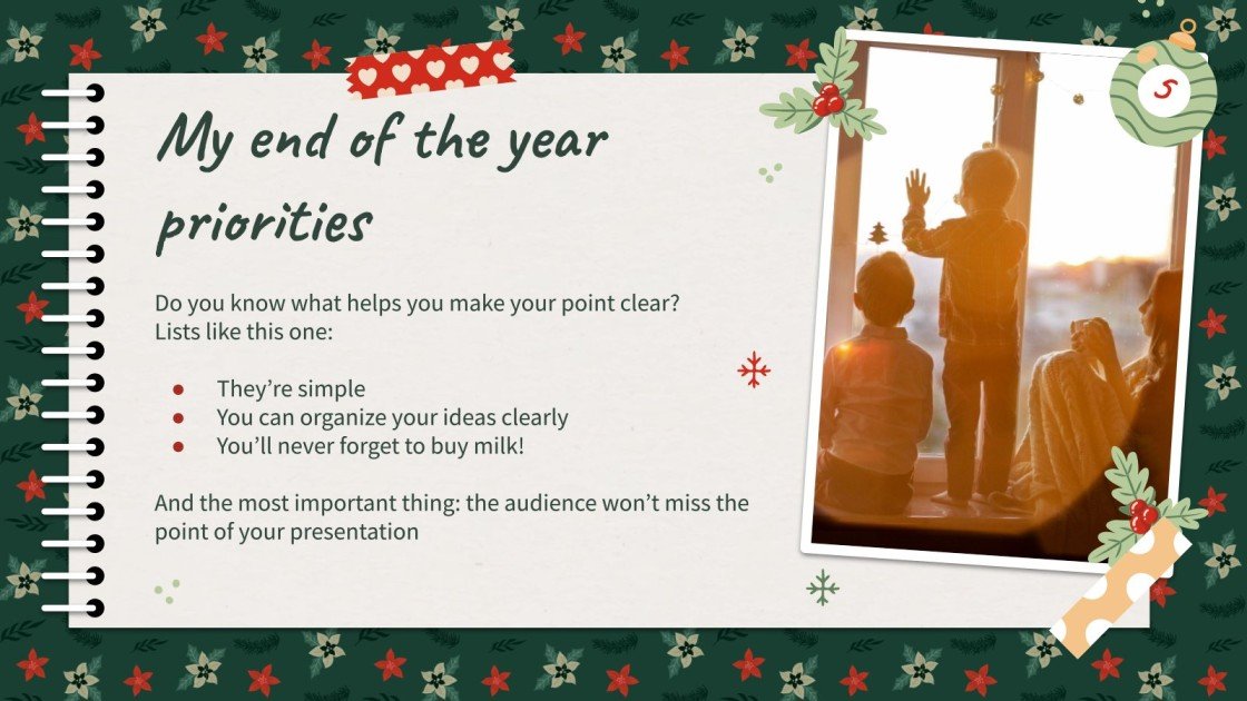 December Scrapbook Diary | Google Slides & PowerPoint