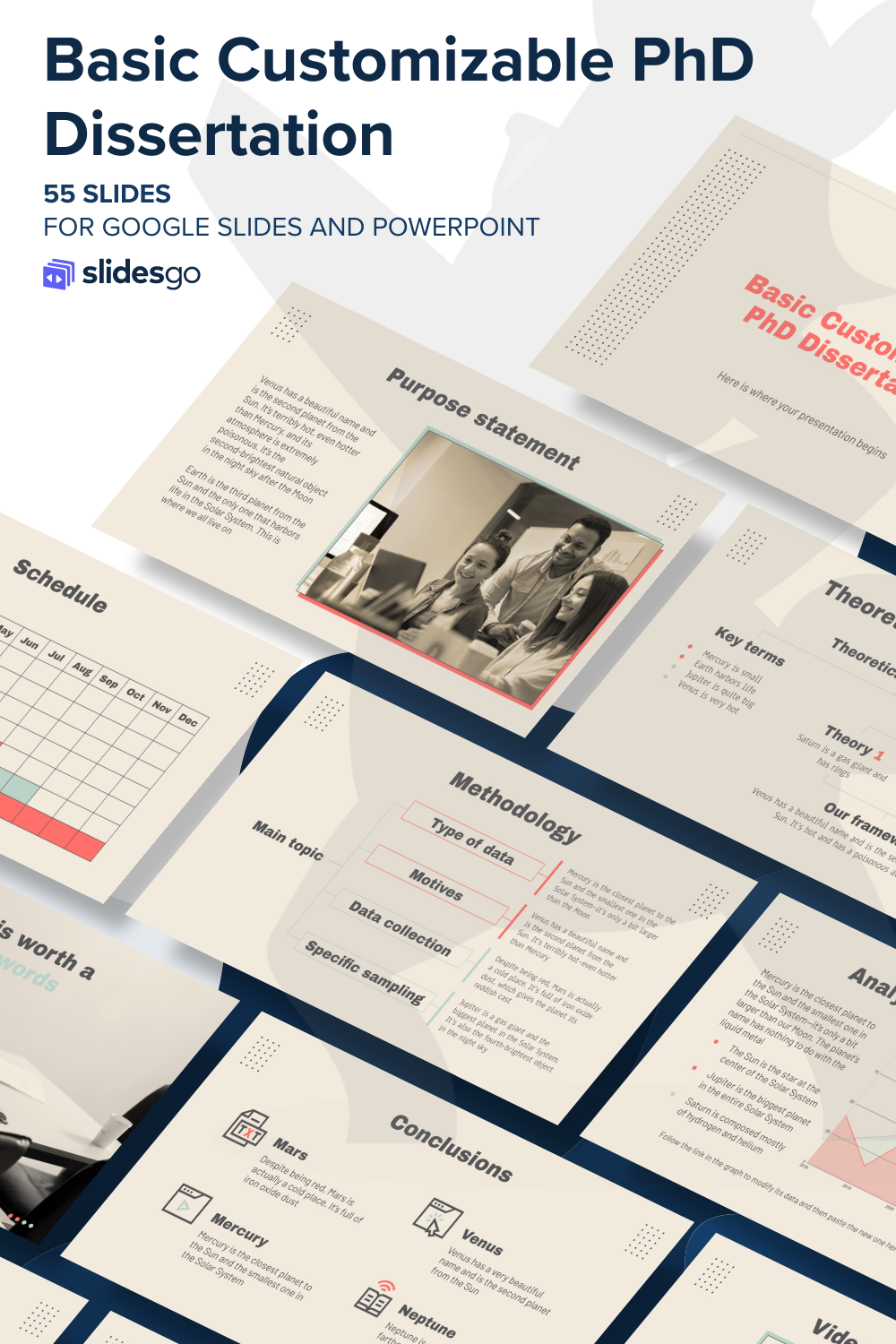 Basic Customizable PhD Dissertation