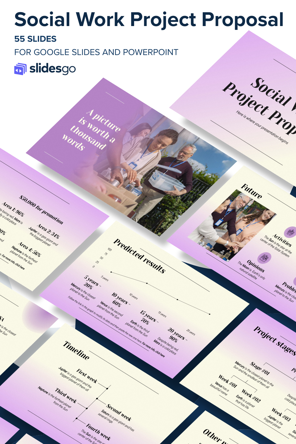 Social Work Project Proposal | Google Slides & PPT template