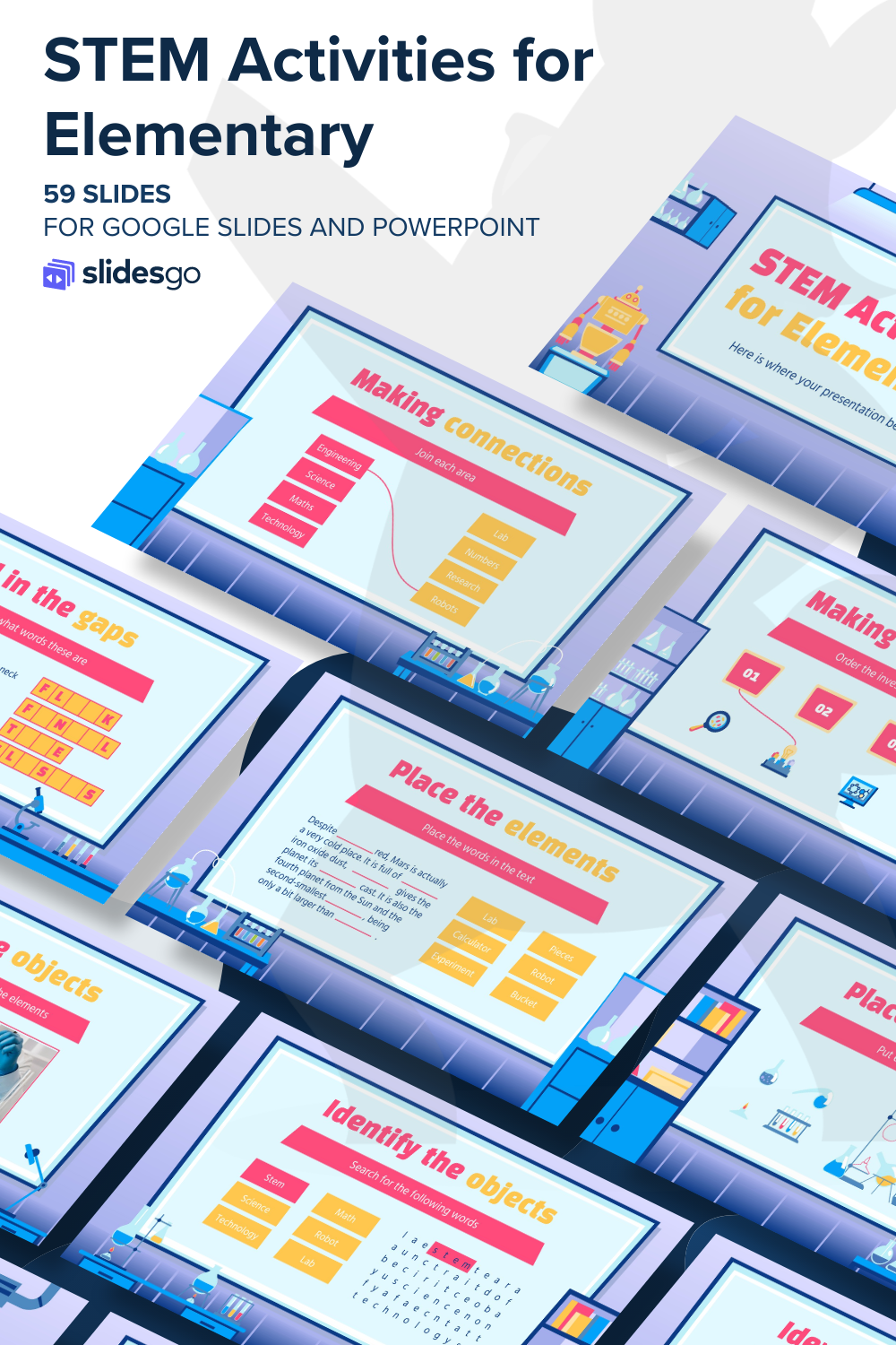 STEM Activities for Elementary | Google Slides & PPT template