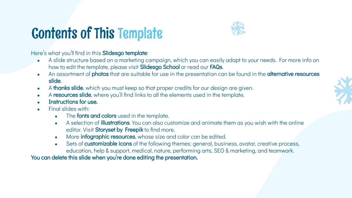 Winter Break Escapade Google Slides & PowerPoint template