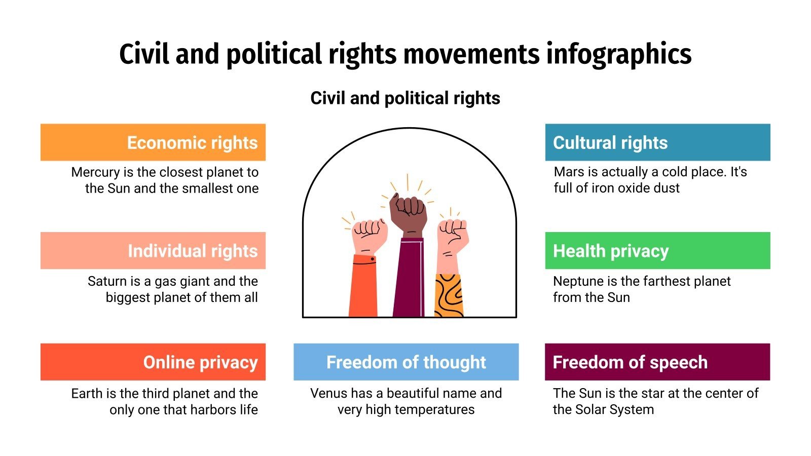 Civil and Political Rights Movements Infographics