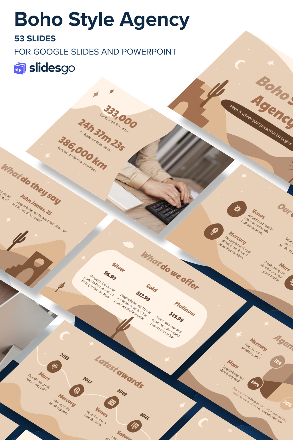 Boho Style Agency | Google Slides & PowerPoint