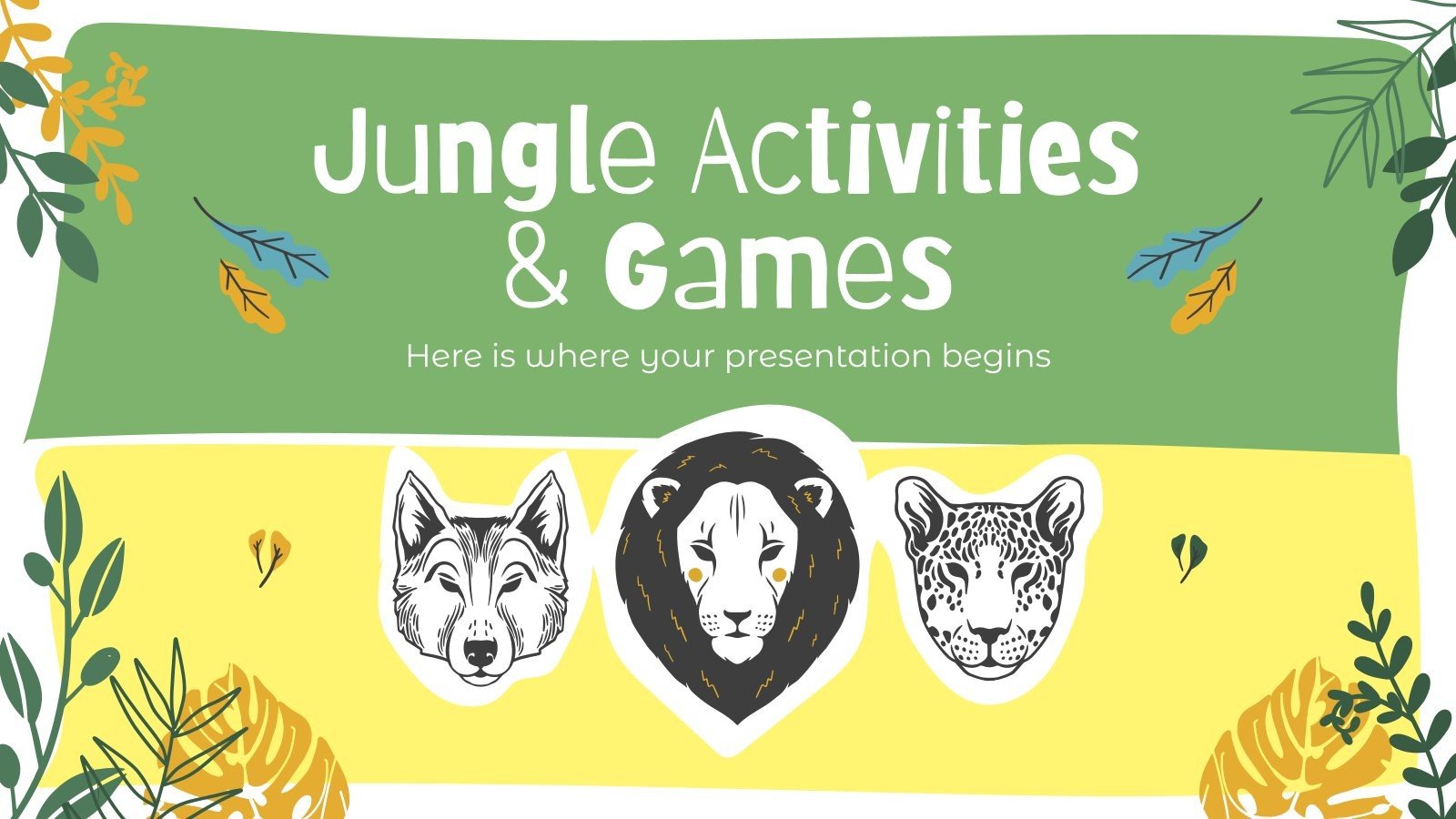Jungle Activities & Games | Google Slides & PPT