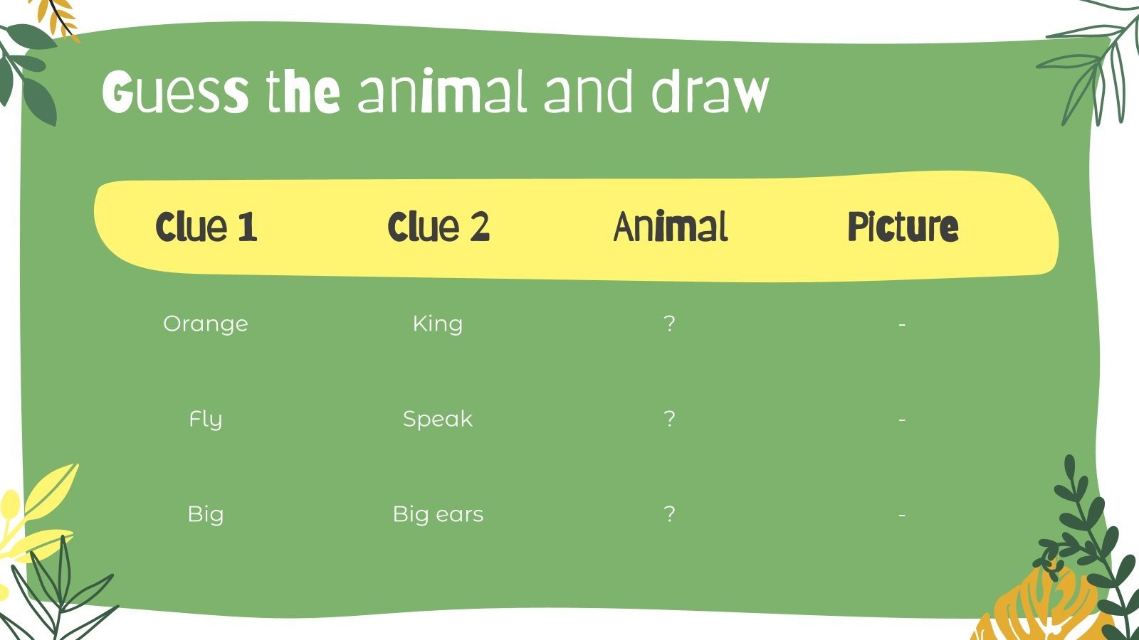 Jungle Activities & Games | Google Slides & PPT