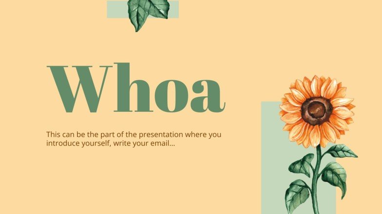 Sunflower Inspirational Presentation | Google Slides & PPT