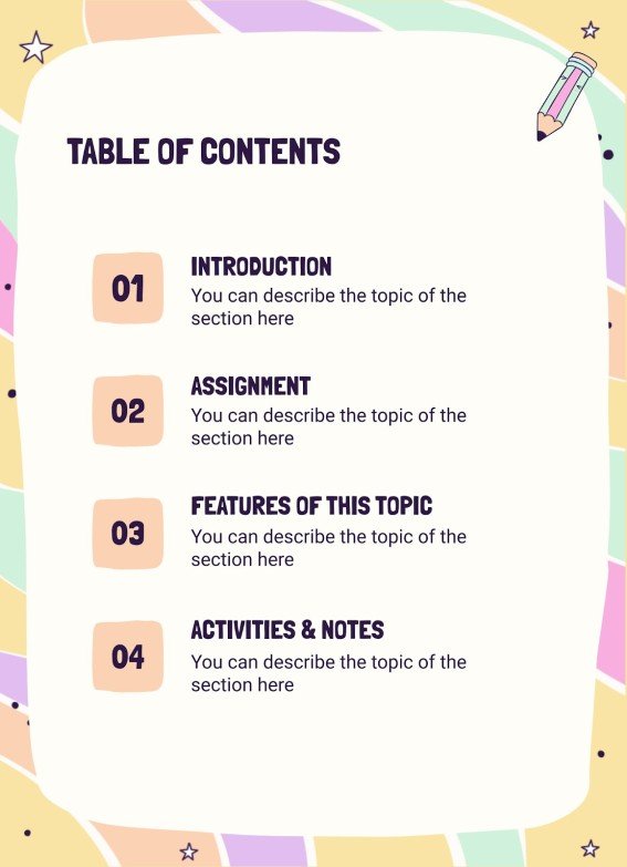 Pastel Kawaii Style: Student Book | Google Slides & PowerPoint