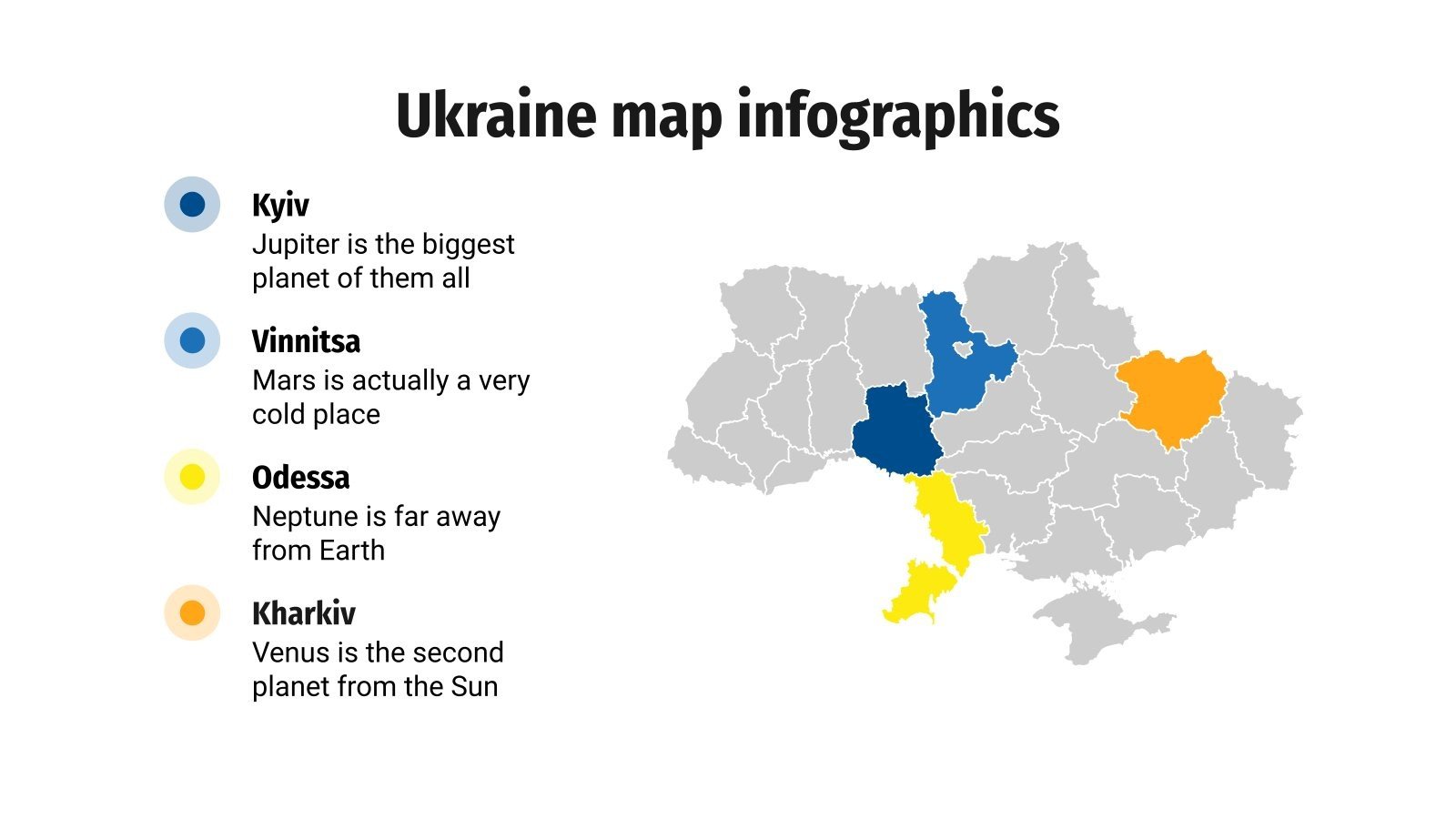 Ukraine Map Infographics | Google Slides & PowerPoint