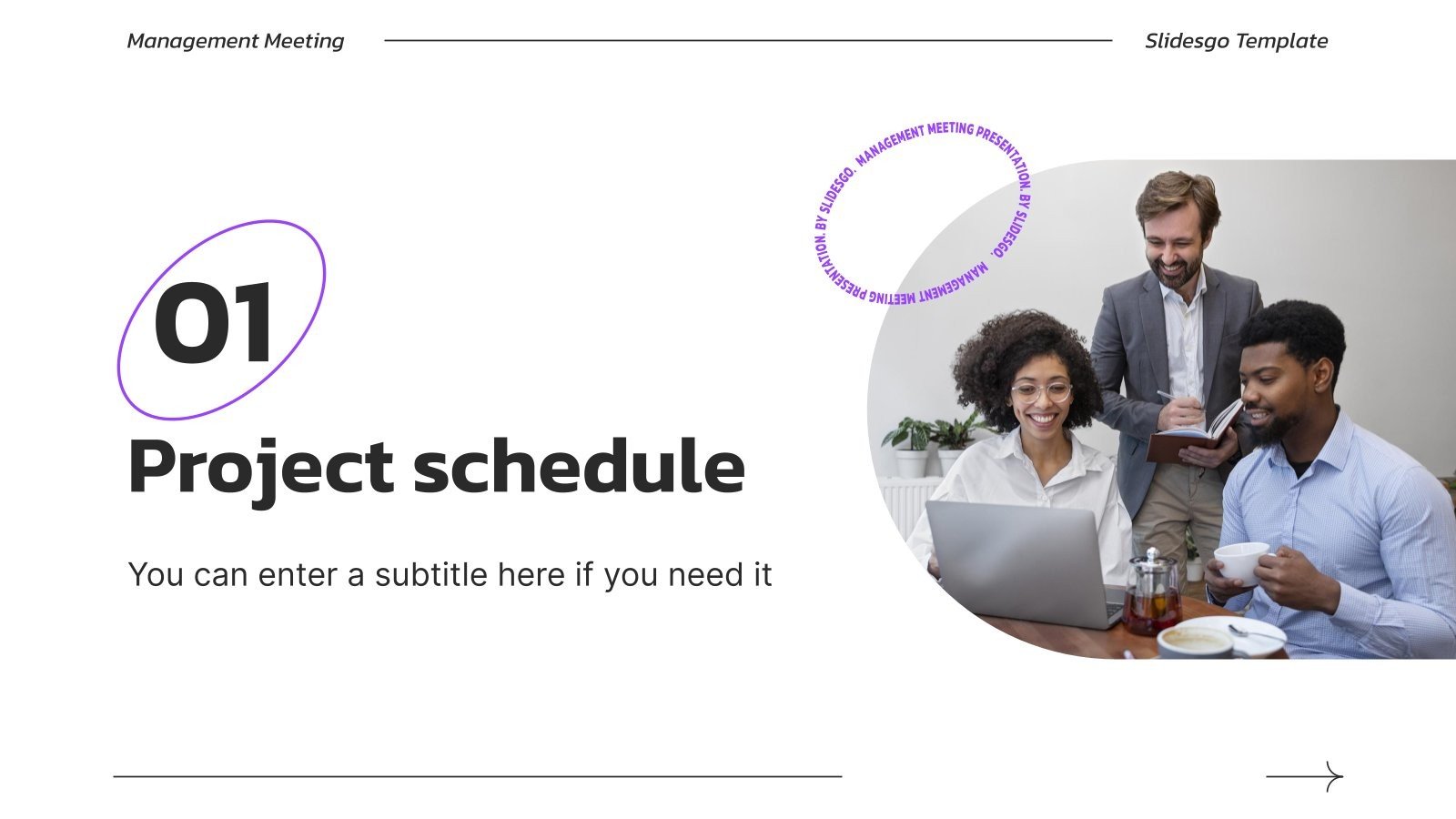 Management Meeting | Google Slides & PowerPoint template