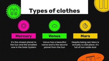 Spring & Summer Clothes Vocabulary for Pre-K | Google Slides