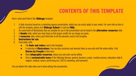 Geate Advertising Agency Google Slides & PowerPoint template