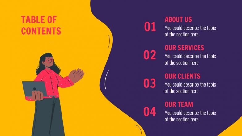 Geate Advertising Agency Google Slides & PowerPoint template