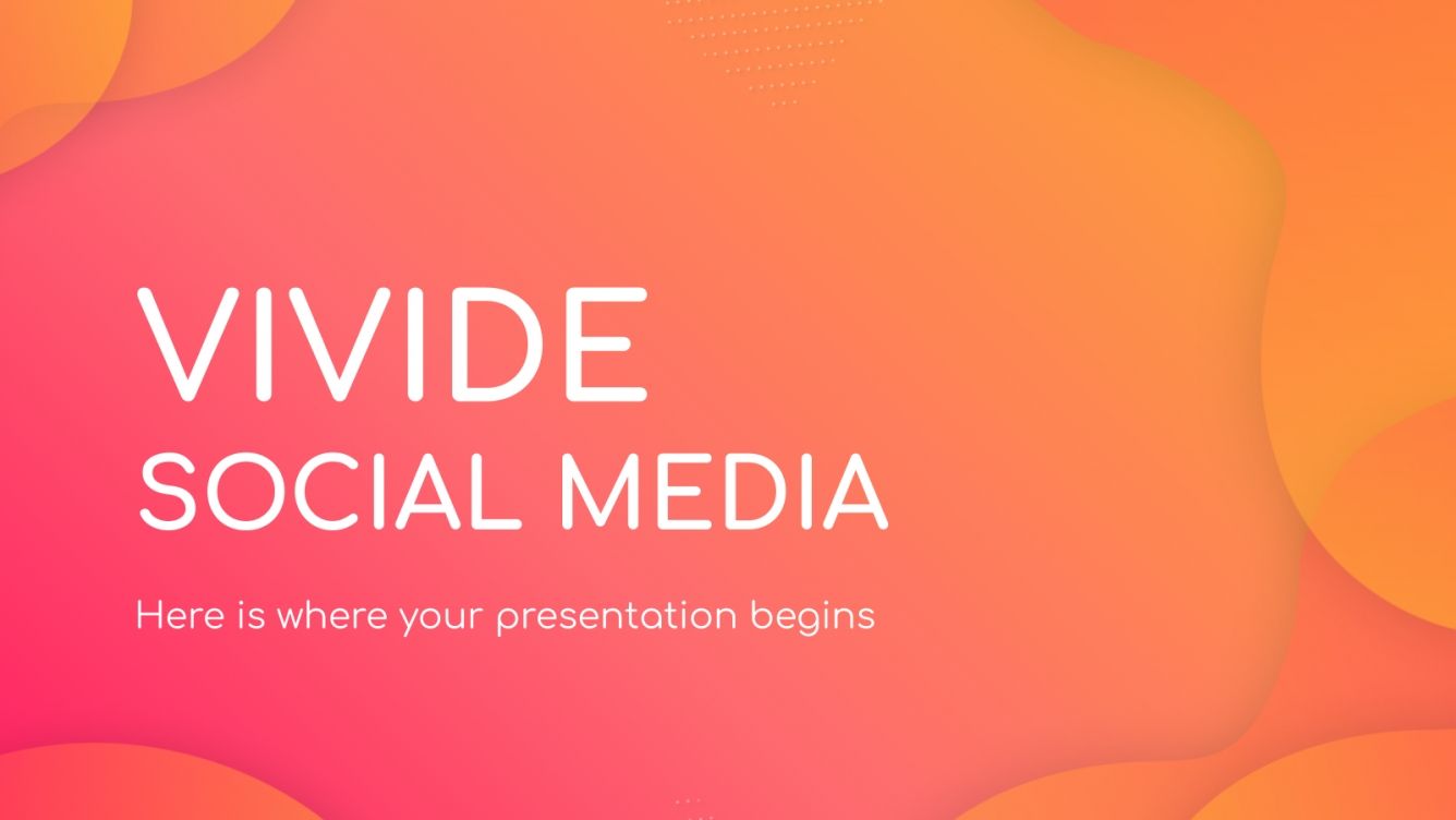 Vivide Social Media Google Slides & PowerPoint template