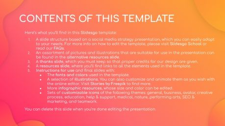 Vivide Social Media Google Slides & PowerPoint template