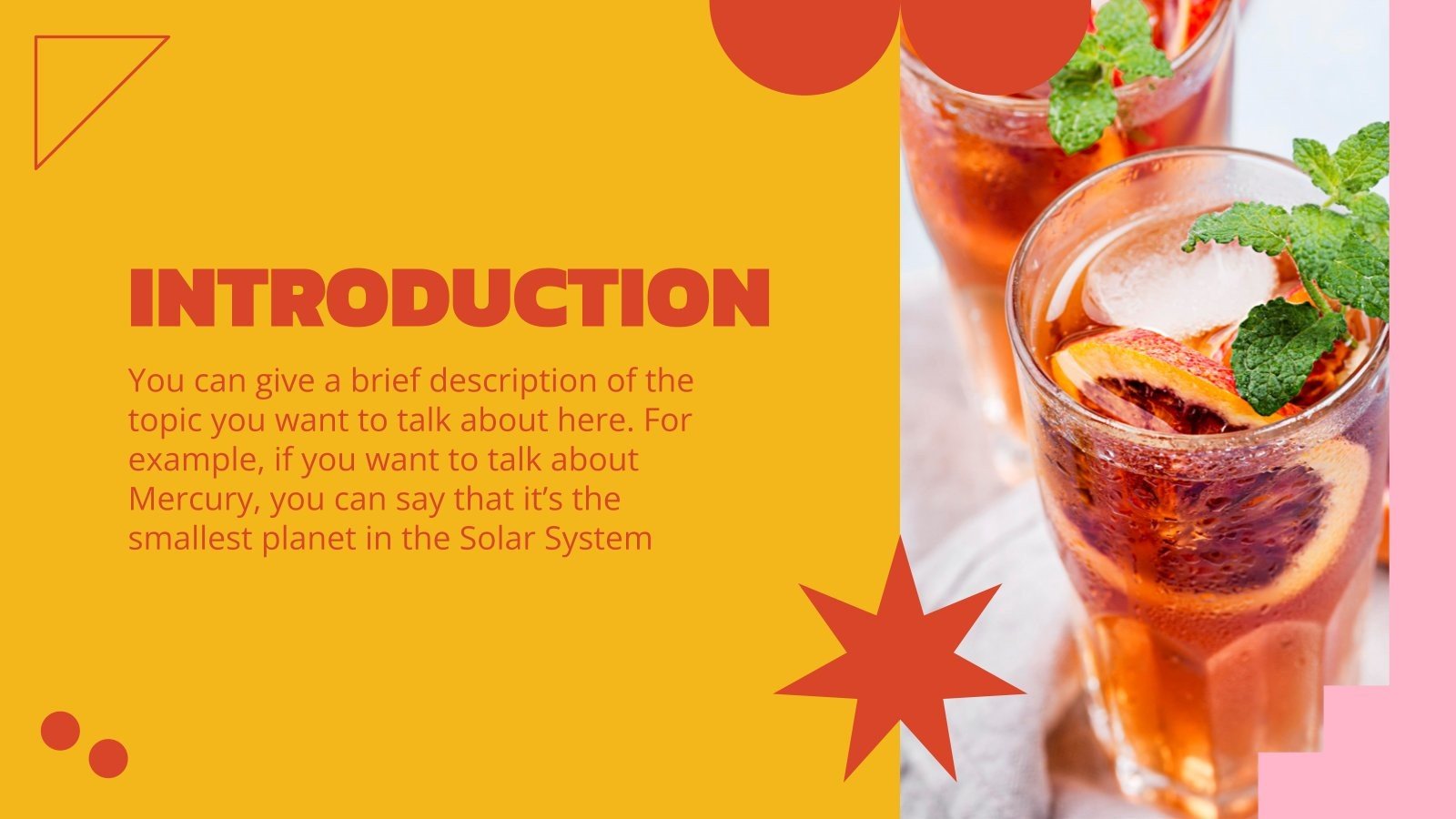 Iced Tea Month | Google Slides & PowerPoint