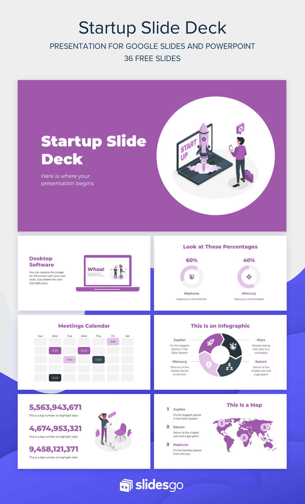 Startup Slide Deck Google Slides & PowerPoint template