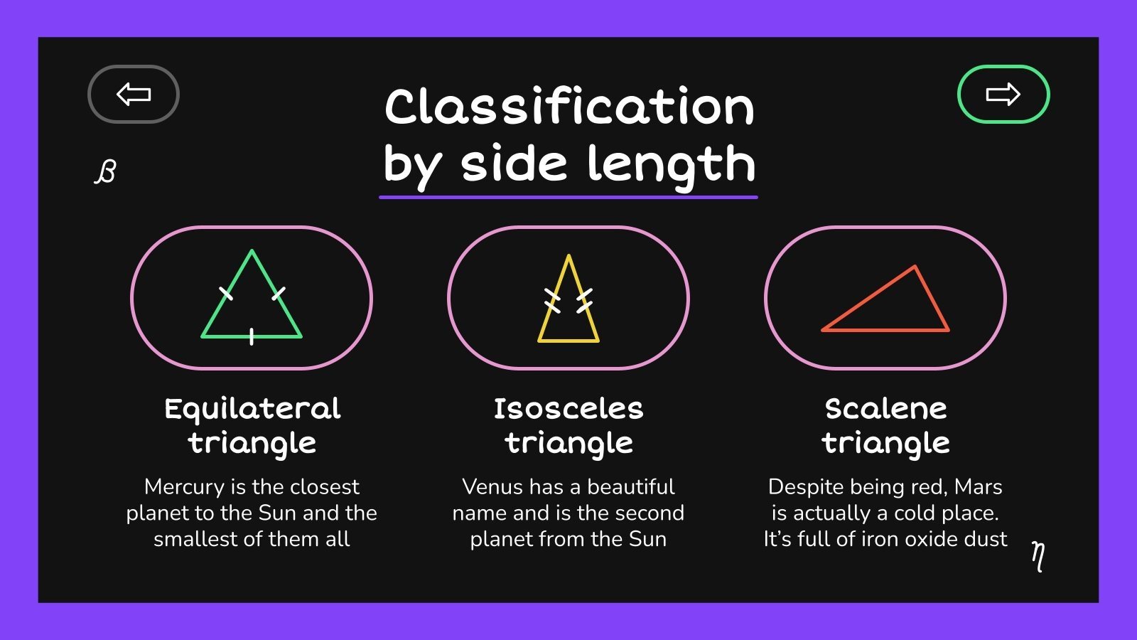Right Triangle Relationships and Trigonometry | Google Slides