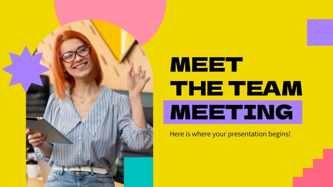 Meet the Team Meeting | Google Slides & PowerPoint template