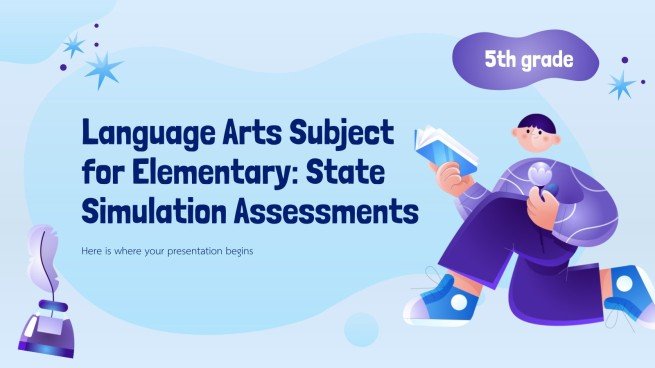 Language Arts State Simulation Assessments