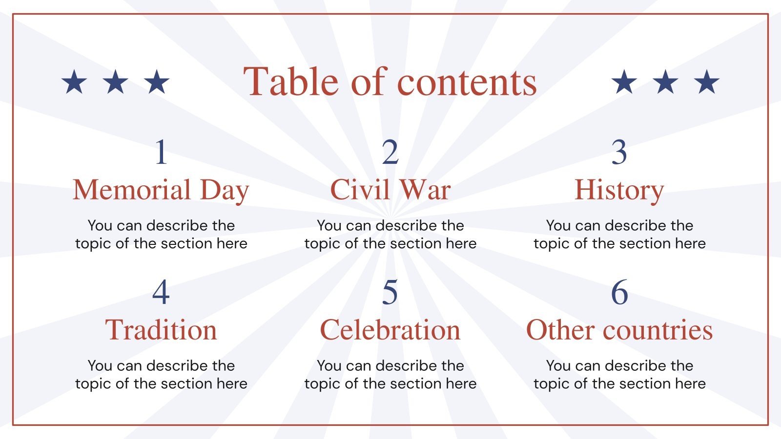 Memorial Day | Google Slides & PowerPoint