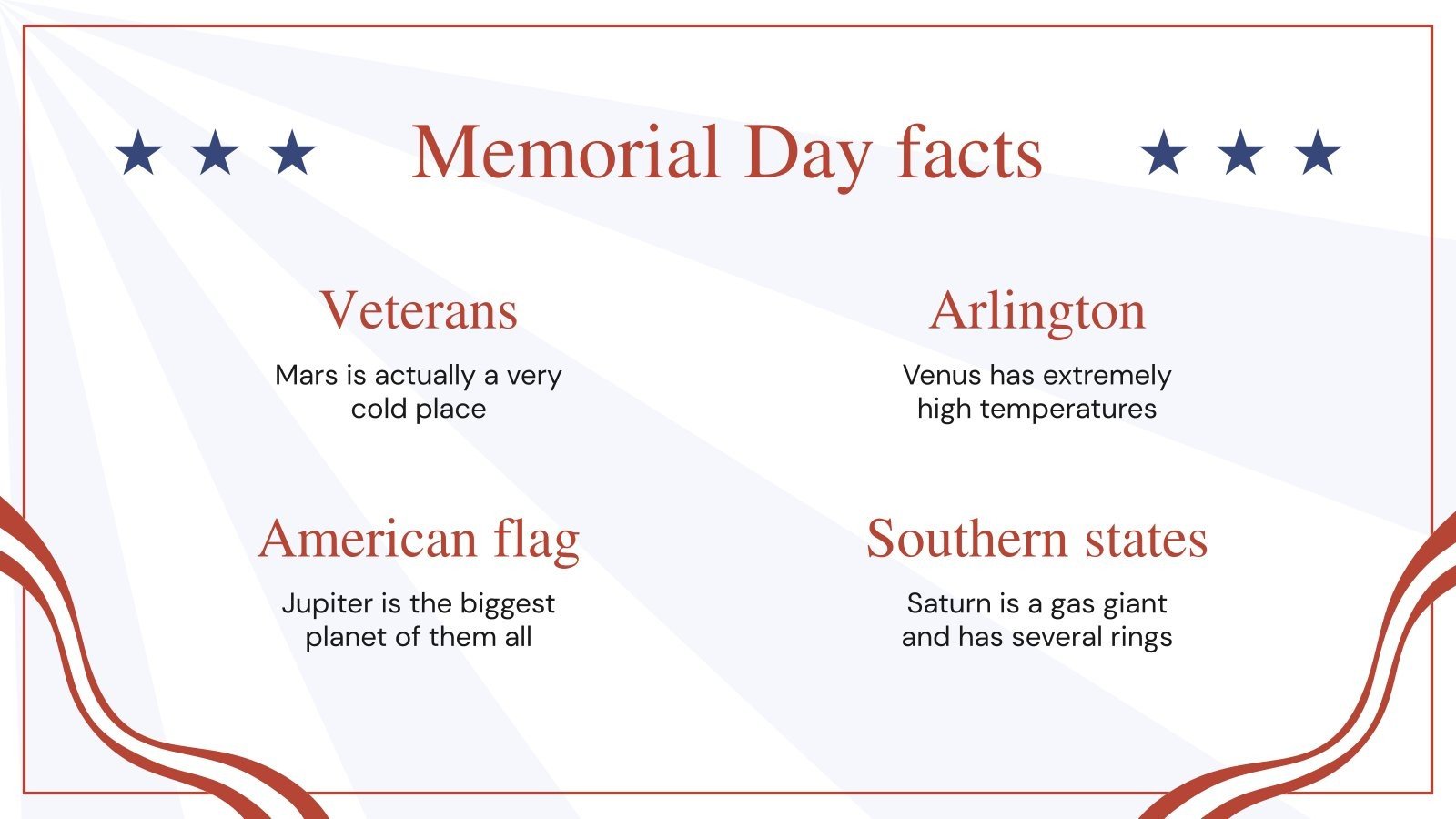 Memorial Day | Google Slides & PowerPoint