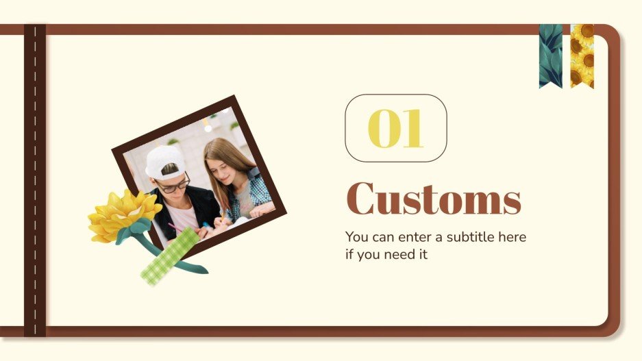 Middle School End of Year Memory Book | Google Slides & PPT