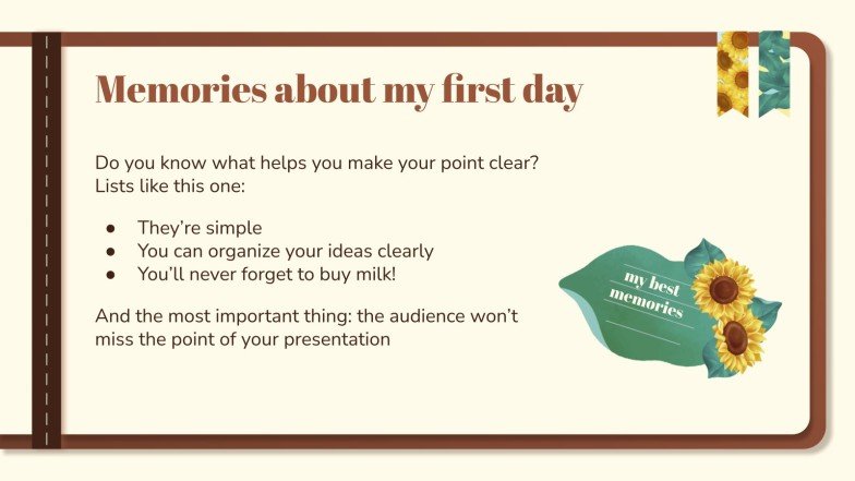 Middle School End of Year Memory Book | Google Slides & PPT