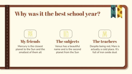 Middle School End of Year Memory Book | Google Slides & PPT