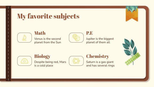 Middle School End of Year Memory Book | Google Slides & PPT