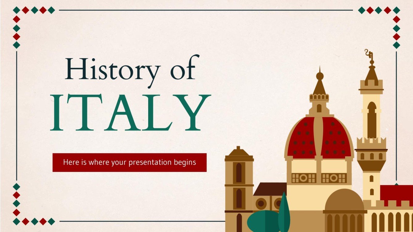 Free Google Slides & PowerPoint Templates about Italy